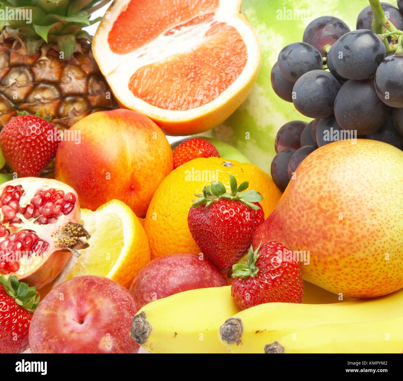 Ripe fresh fruit. Wholesome food Stock Photo - Alamy
