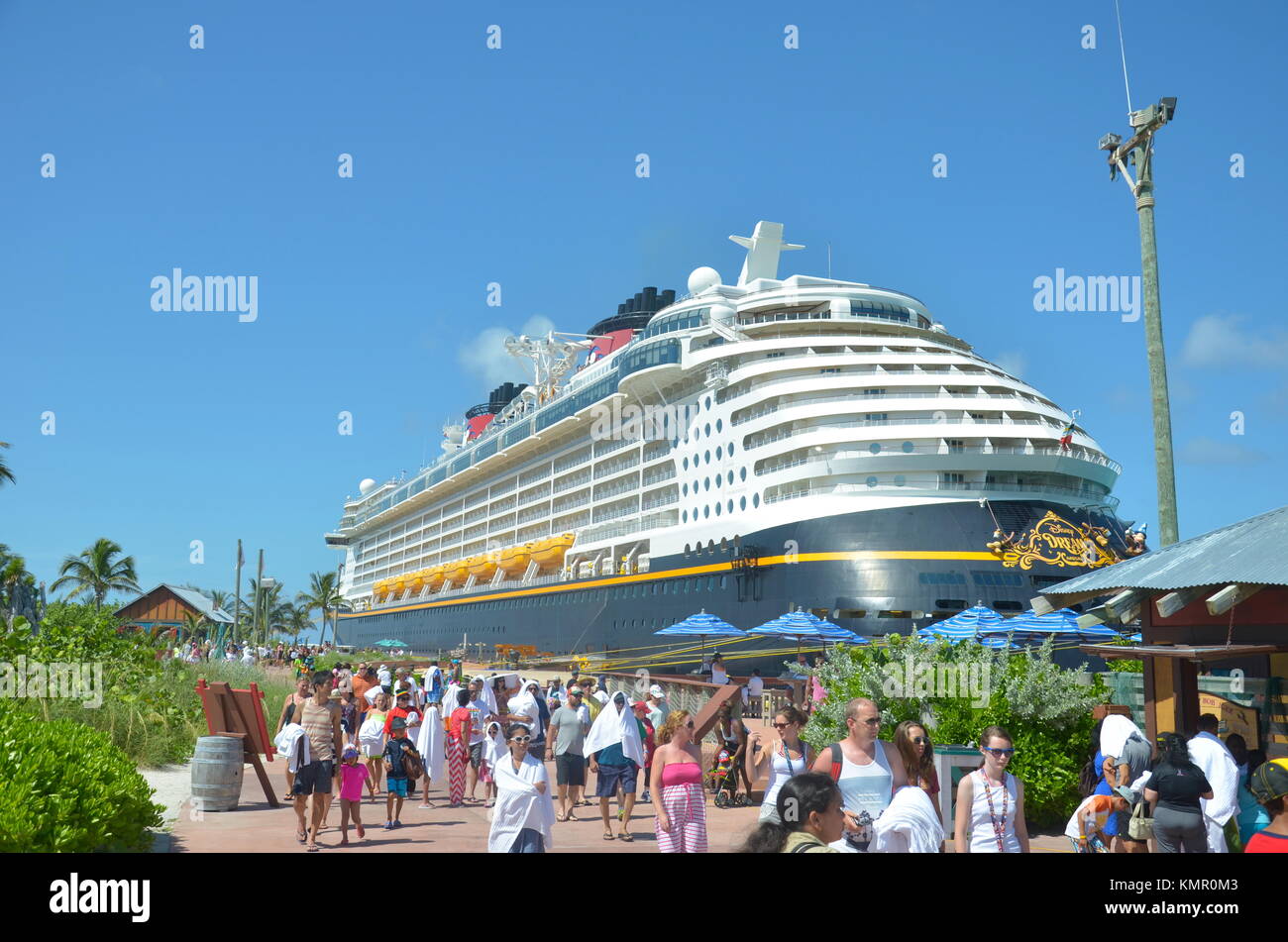 Disney's Castaway Cay private island in the Bahamas Stock Photo - Alamy