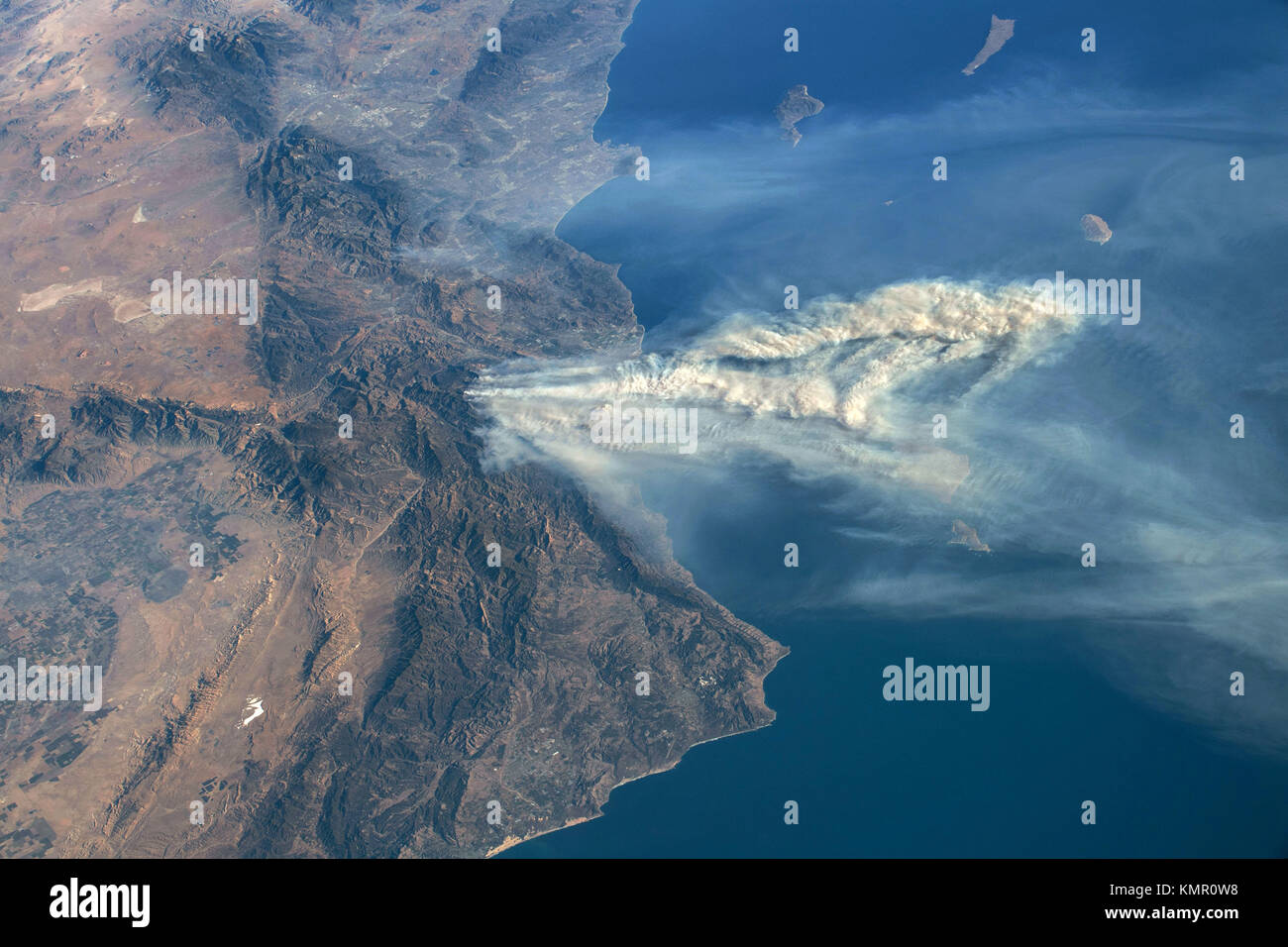 Fire View From Space Station