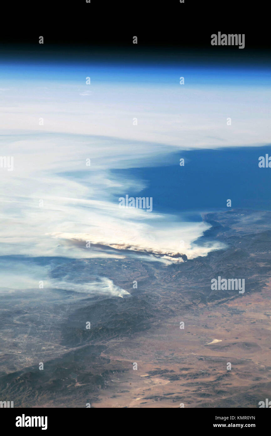 Smoke from massive fires burning across Southern California seen from ...