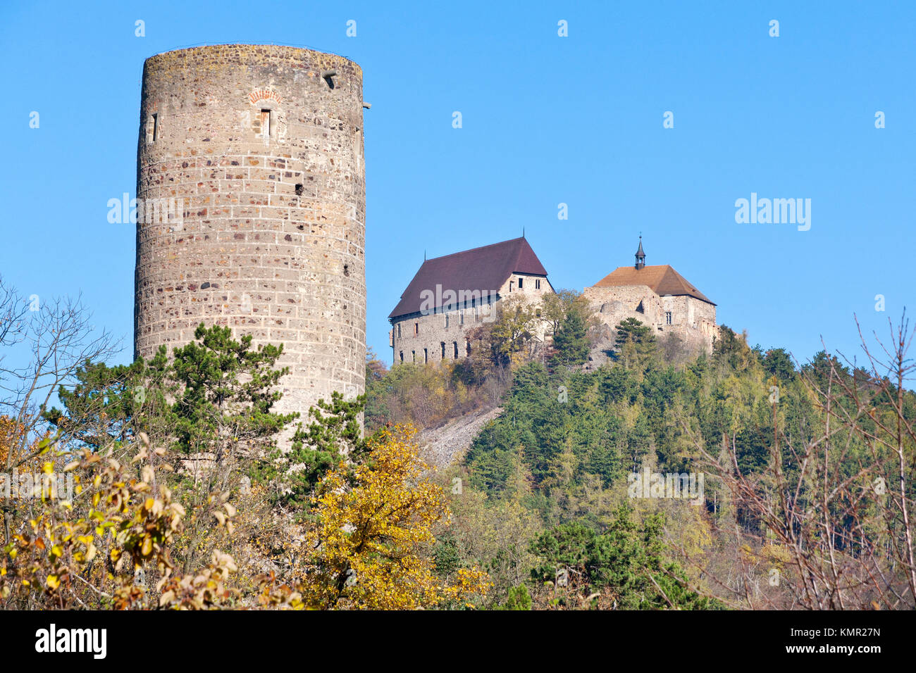 kralovske gotické hrady Žebrák a Točník, Středočeský kraj, Česká ...