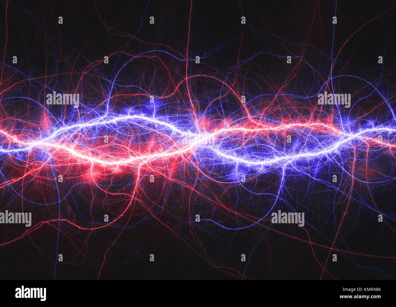 Fire and ice electrical lightning background Stock Photo - Alamy