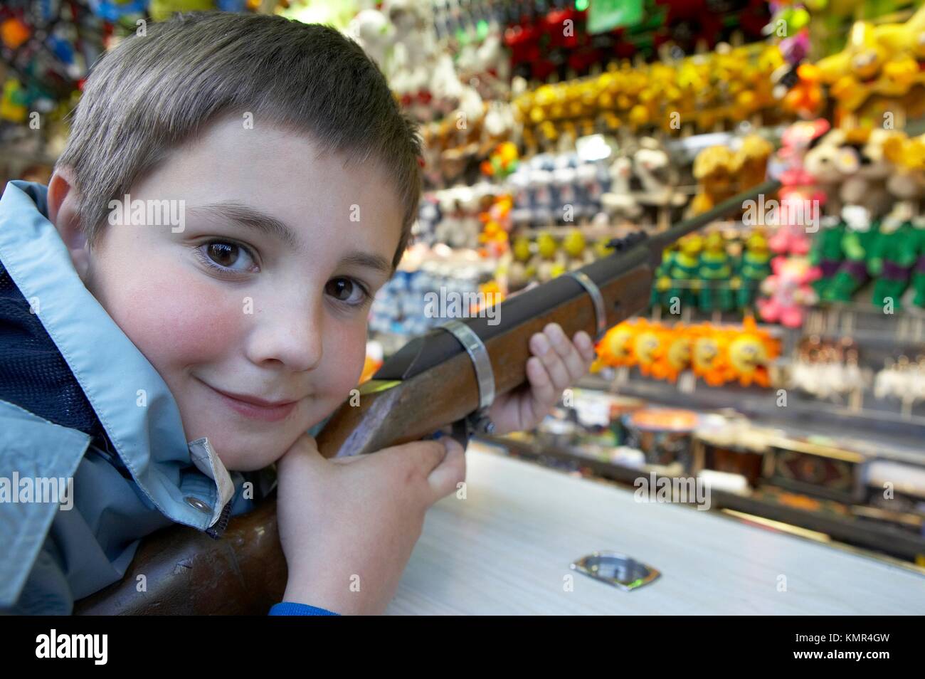 Boy With Airgun High Resolution Stock Photography and Images - Alamy
