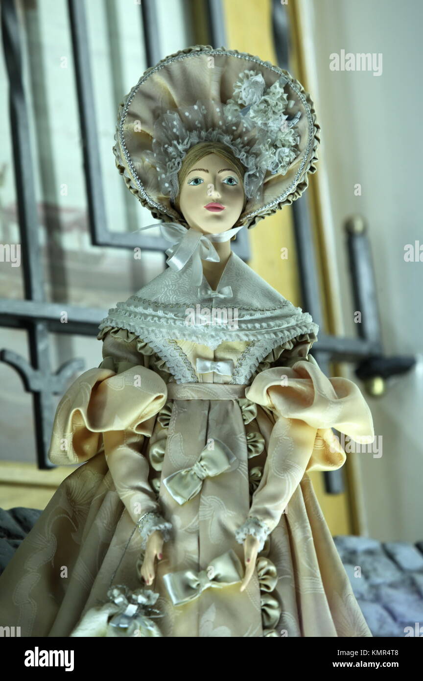 Doll woman in a beautiful dress Stock Photo - Alamy