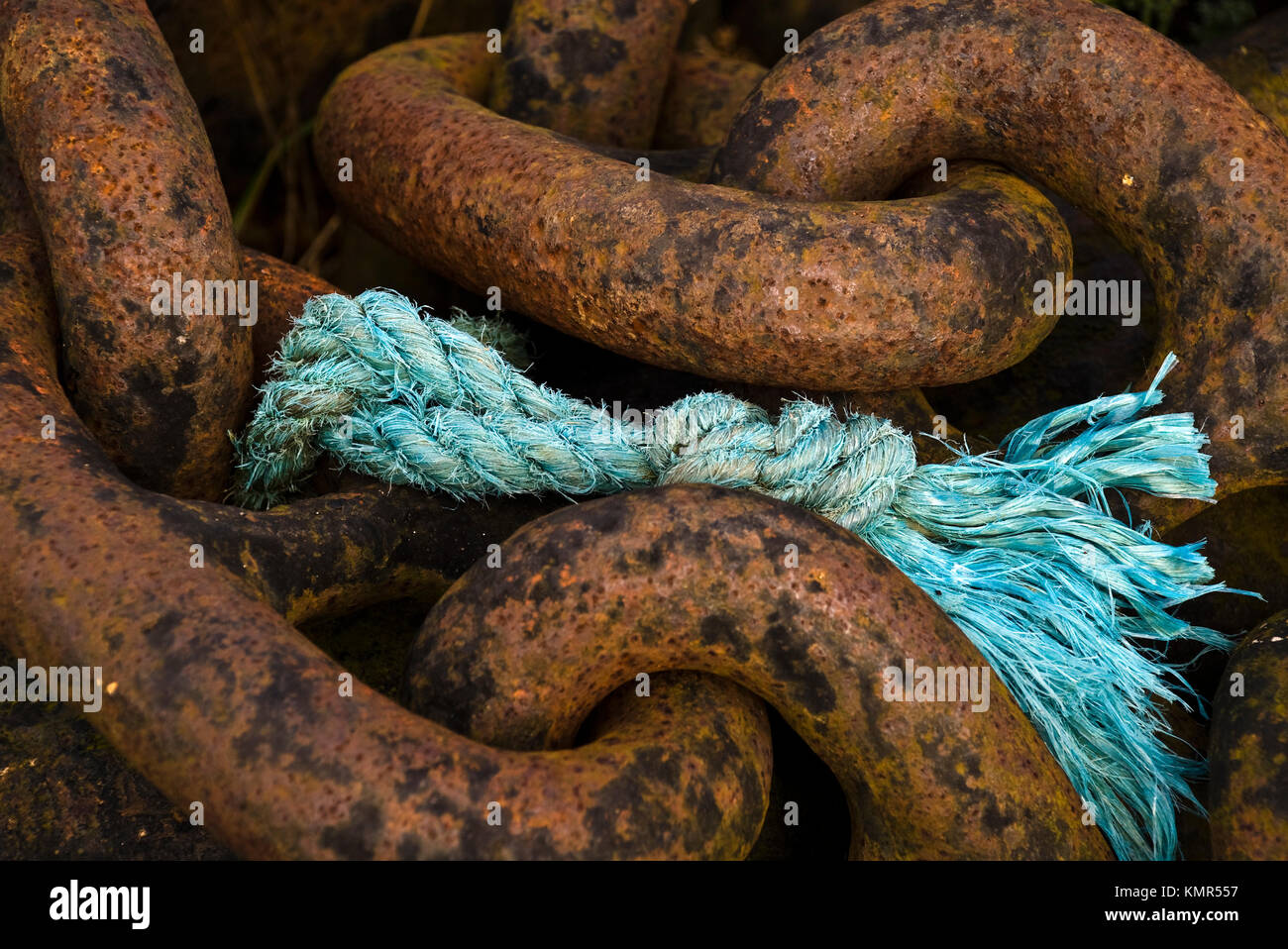 Close up image of a rusty boat in an old boatyard Stock Photo - Alamy