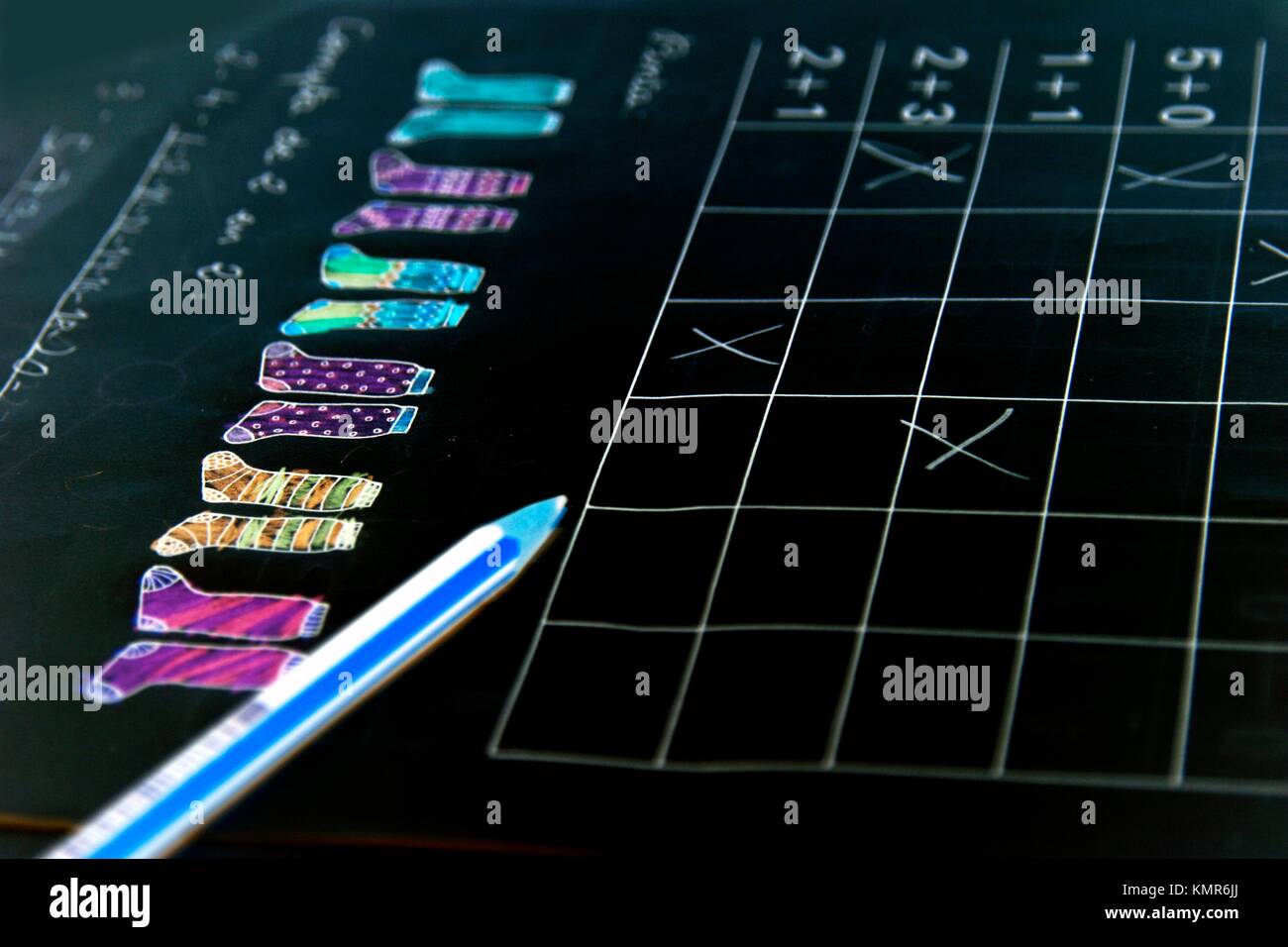 Elementary math assignment hi-res stock photography and images - Alamy