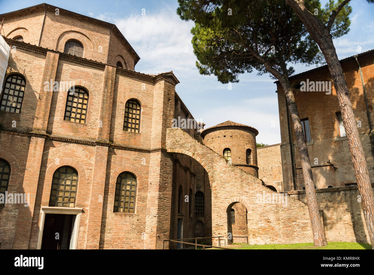 famous Basilica di San Vitale, one of the most important examples of ...