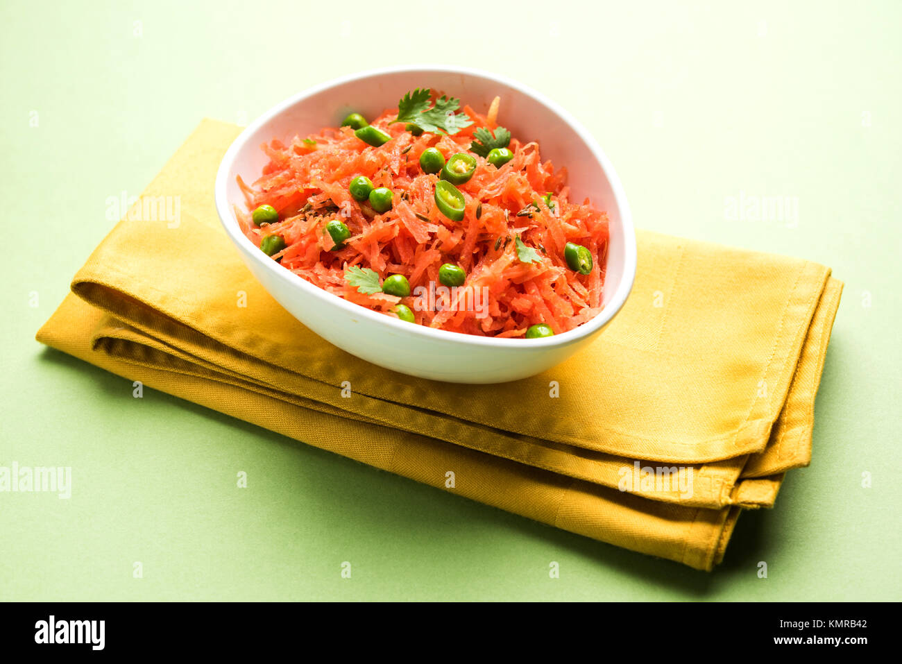 Carrot raita / Gajar Koshimbir. It a condiment from the Indian ...
