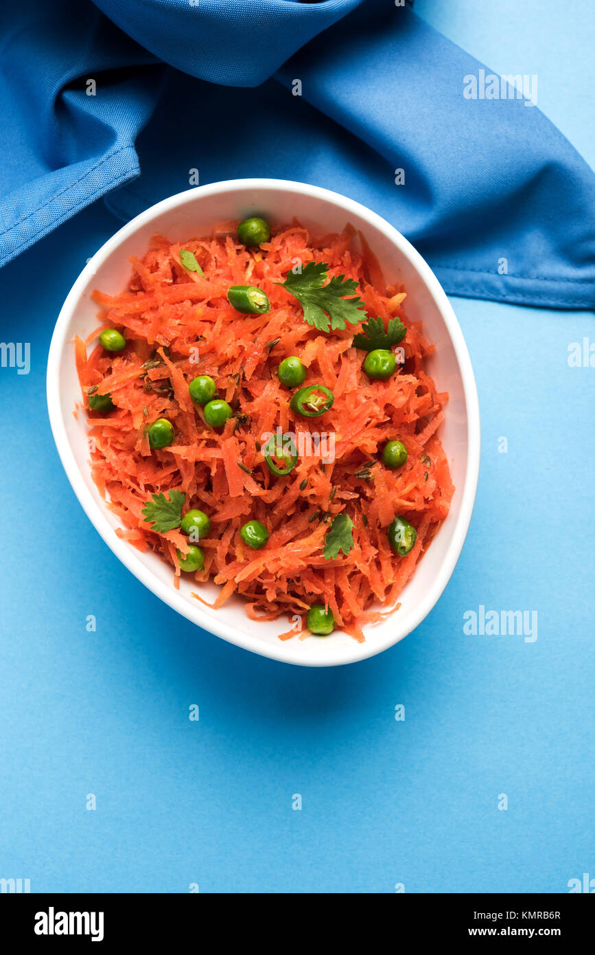 Carrot raita / Gajar Koshimbir. It a condiment from the Indian ...