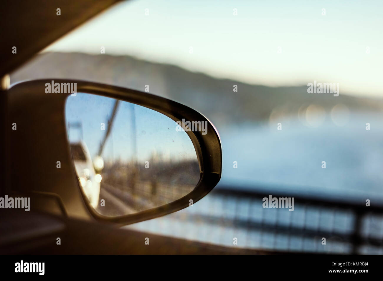 Reflected side view mirror hi-res stock photography and images - Alamy