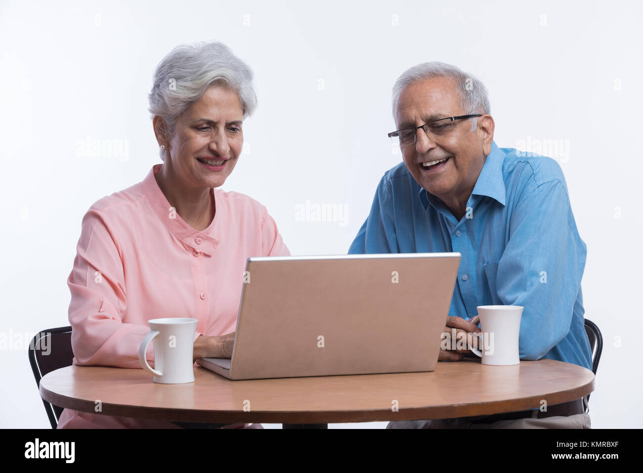 Carefree wife sitting table hi-res stock photography and images - Alamy