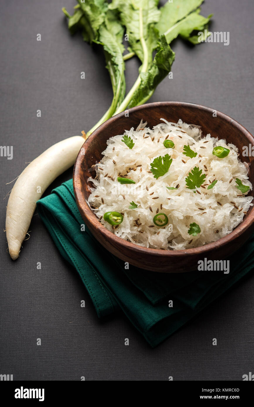 Radish Raita / daikon or Mooli Koshimbir is a condiment from the Indian ...