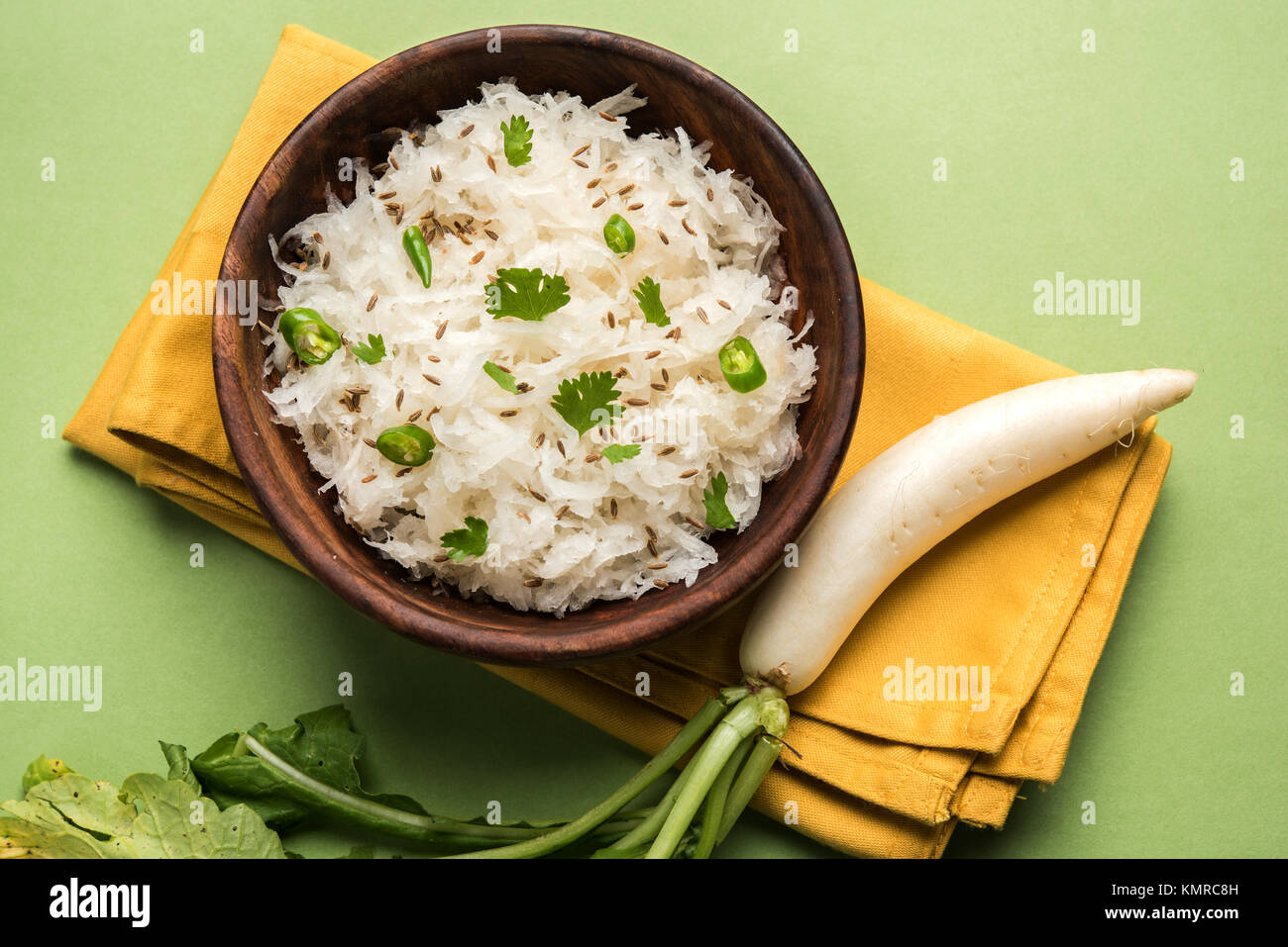 Radish Raita / daikon or Mooli Koshimbir is a condiment from the Indian ...