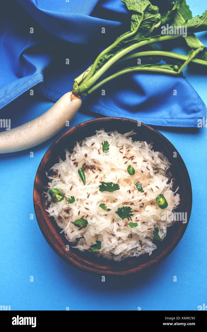 Radish Raita / daikon or Mooli Koshimbir is a condiment from the Indian ...