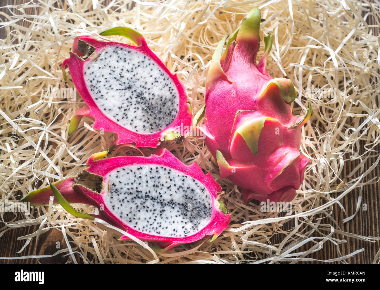 Dragon fruit close up Stock Photo - Alamy