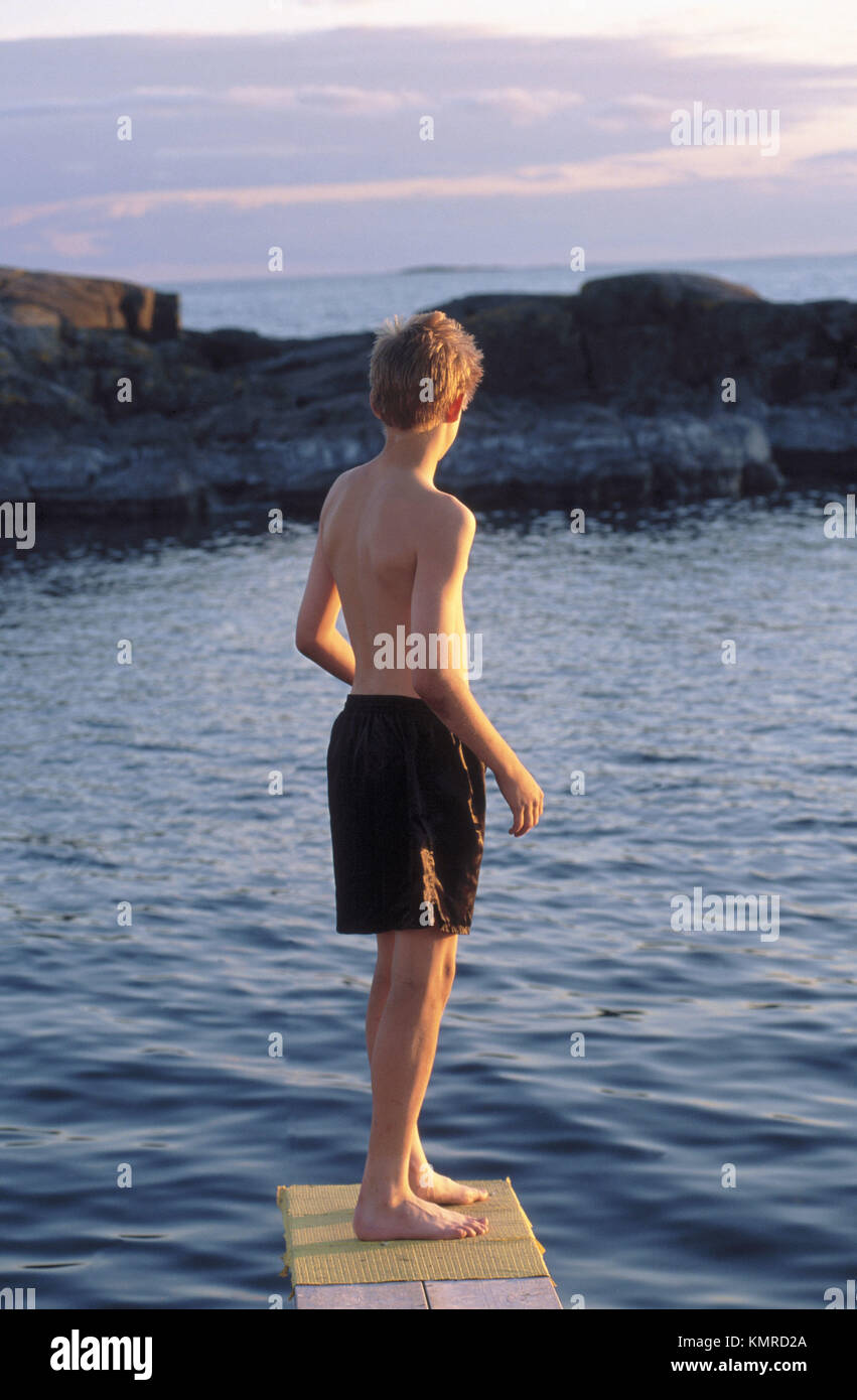 Swimming springboard hi-res stock photography and images - Alamy