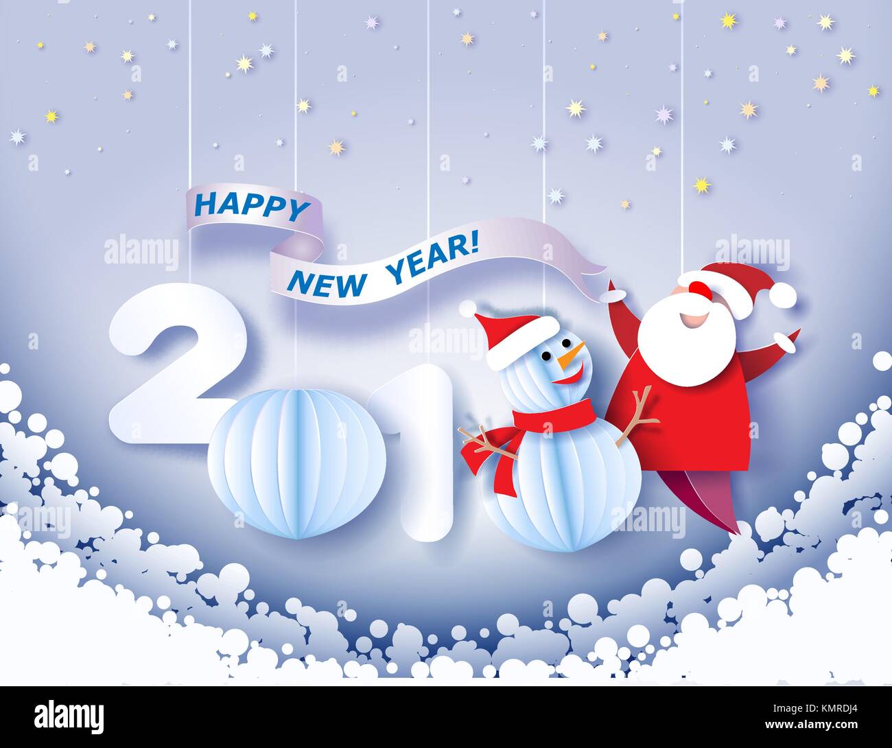 Happy New year card Stock Vector Image & Art - Alamy