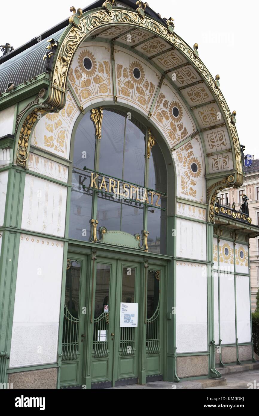 Karlsplatz, Vienna. Austria Stock Photo - Alamy