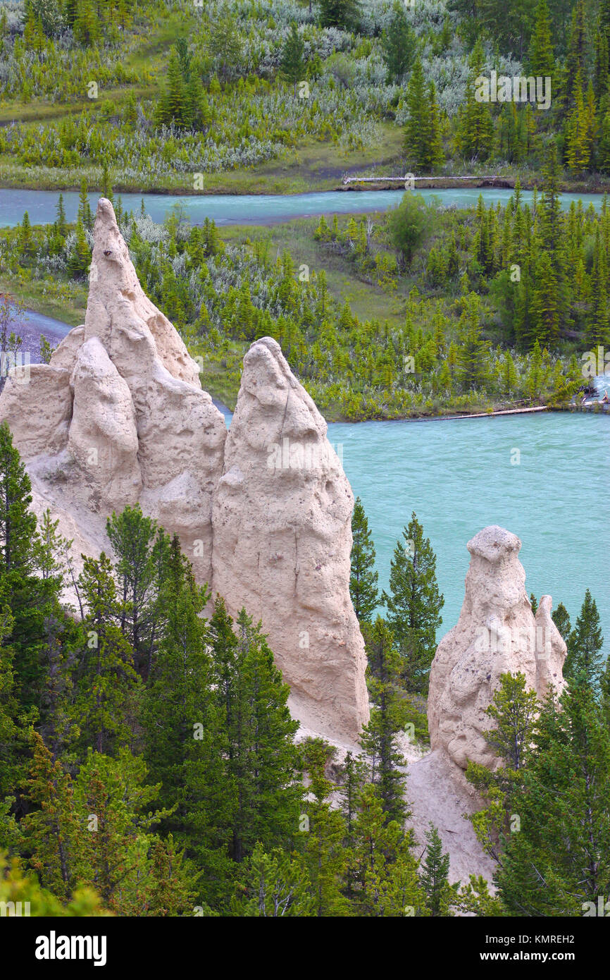 Tunnel mountain canada, hoodoo hi-res stock photography and images - Alamy