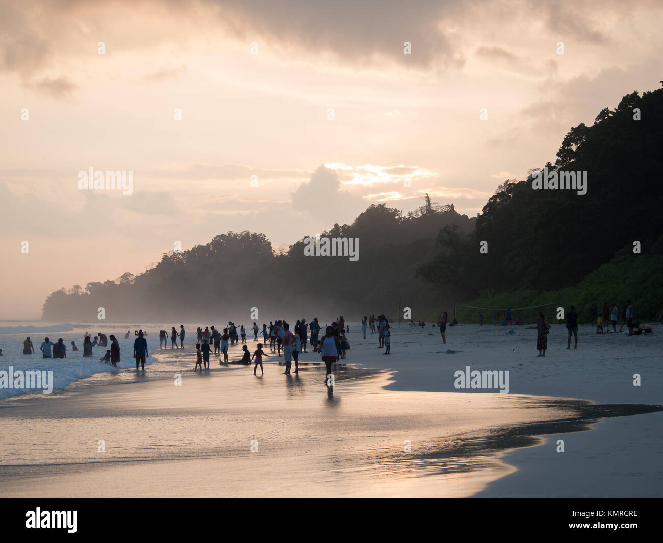 Radhanagar beach havelock andaman india island hi-res stock photography ...
