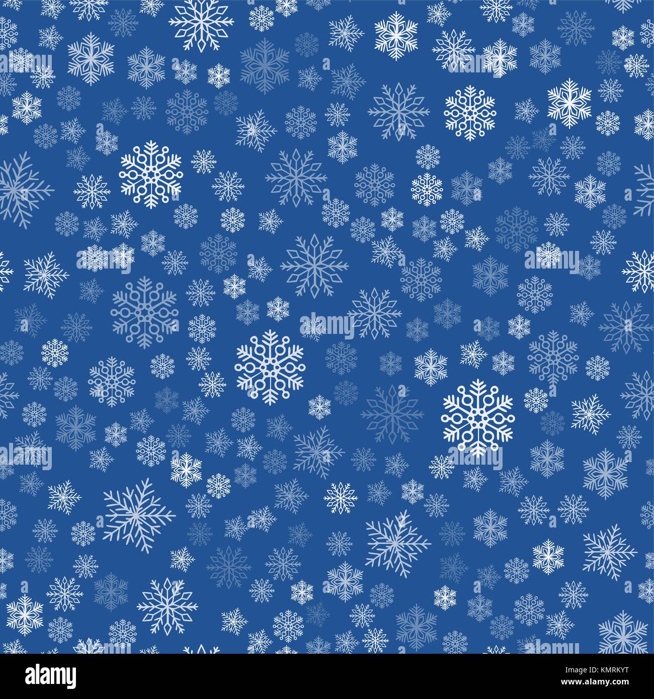 Seamless texture of white snowflakes on a blue Stock Vector Image & Art ...
