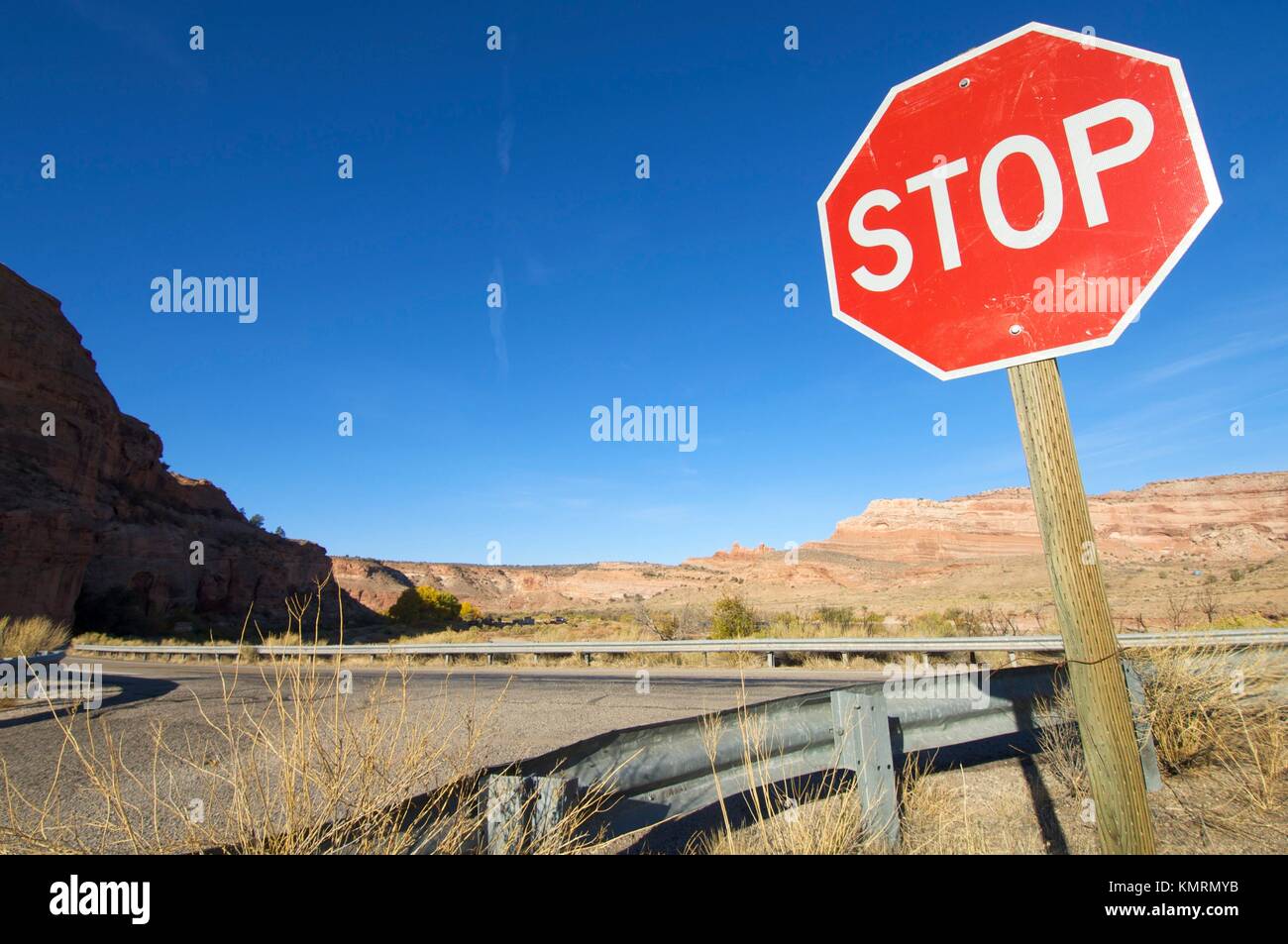Warning sign moab utah hi-res stock photography and images - Alamy