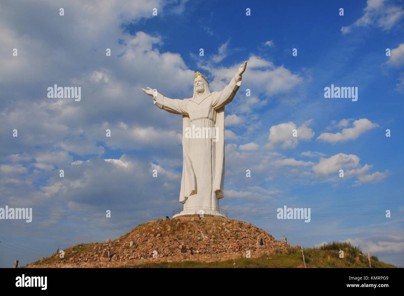 The crowned statue of Christ in Swiebodzin (2010), claimed to be the ...