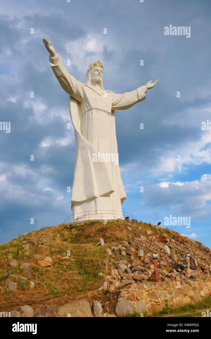 The crowned statue of Christ in Swiebodzin (2010), claimed to be the ...