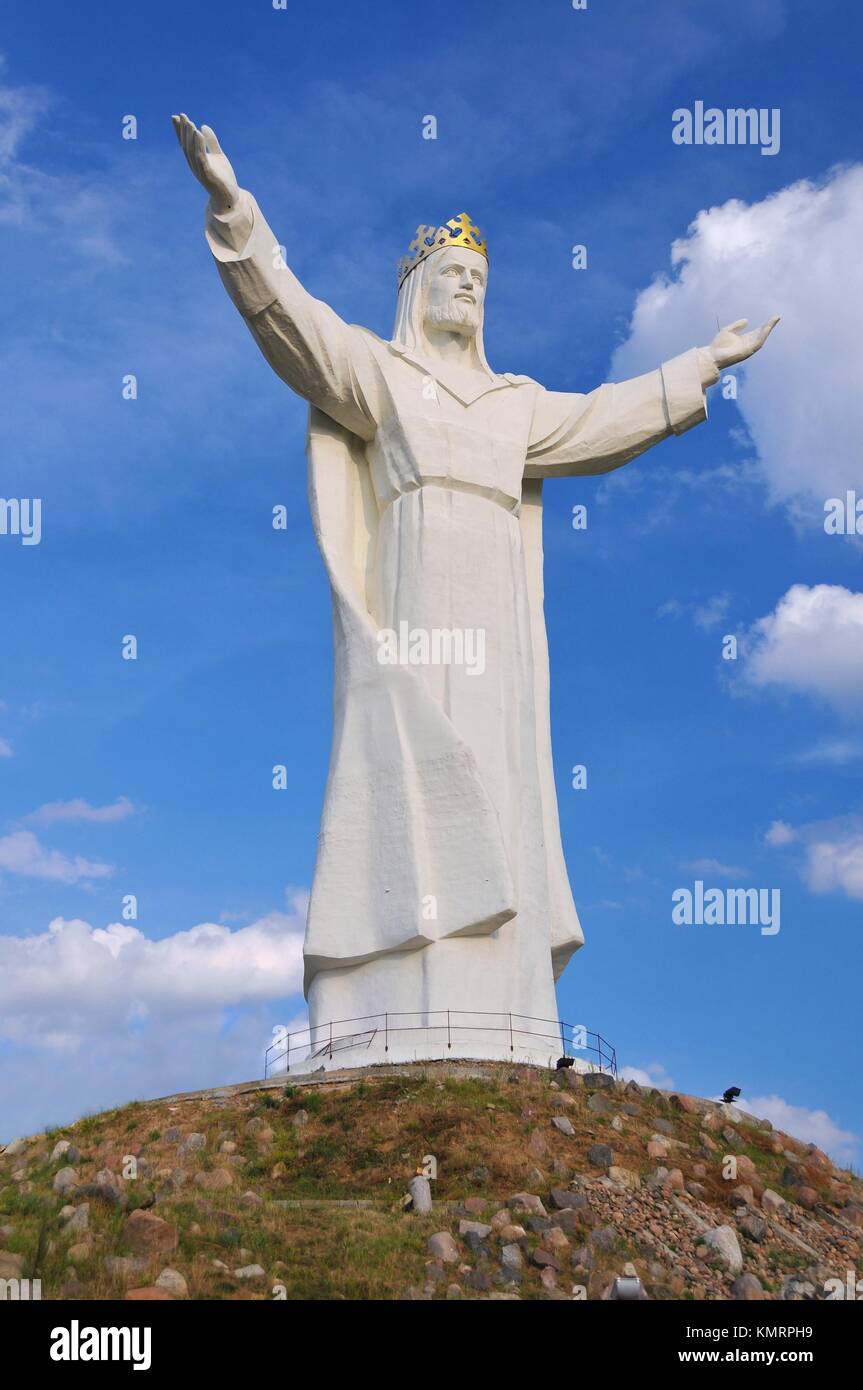 The crowned statue of Christ in Swiebodzin (2010), claimed to be the ...