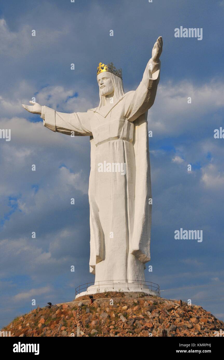 The crowned statue of Christ in Swiebodzin (2010), claimed to be the ...