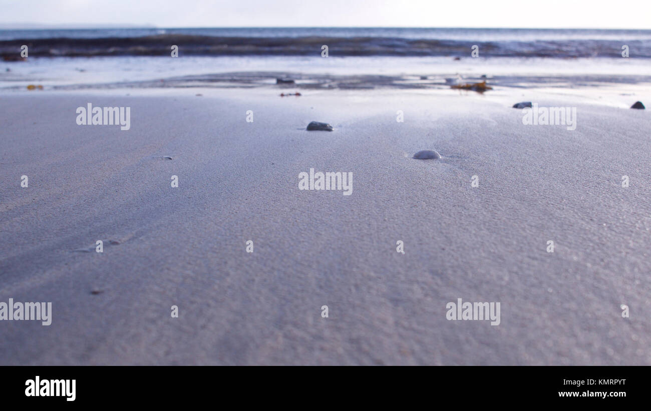 Cold clear winters day on the beach Stock Photo - Alamy
