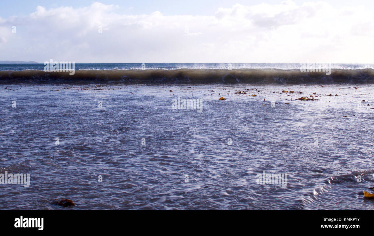 Cold clear winters day on the beach Stock Photo - Alamy