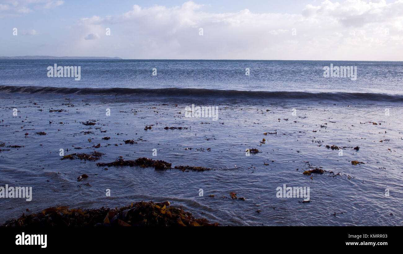 Cold clear winters day on the beach Stock Photo - Alamy