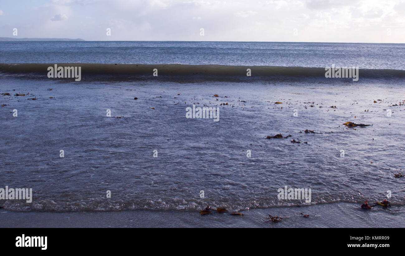 Cold clear winters day on the beach Stock Photo - Alamy