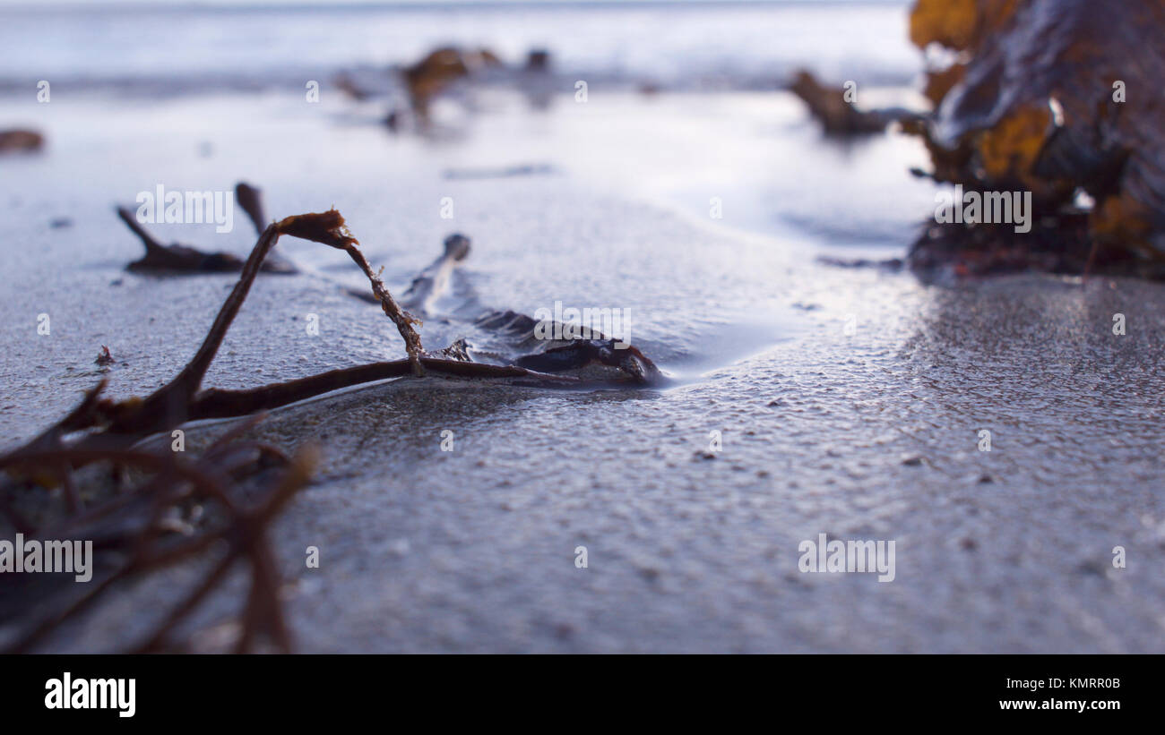 Cold clear winters day on the beach Stock Photo - Alamy