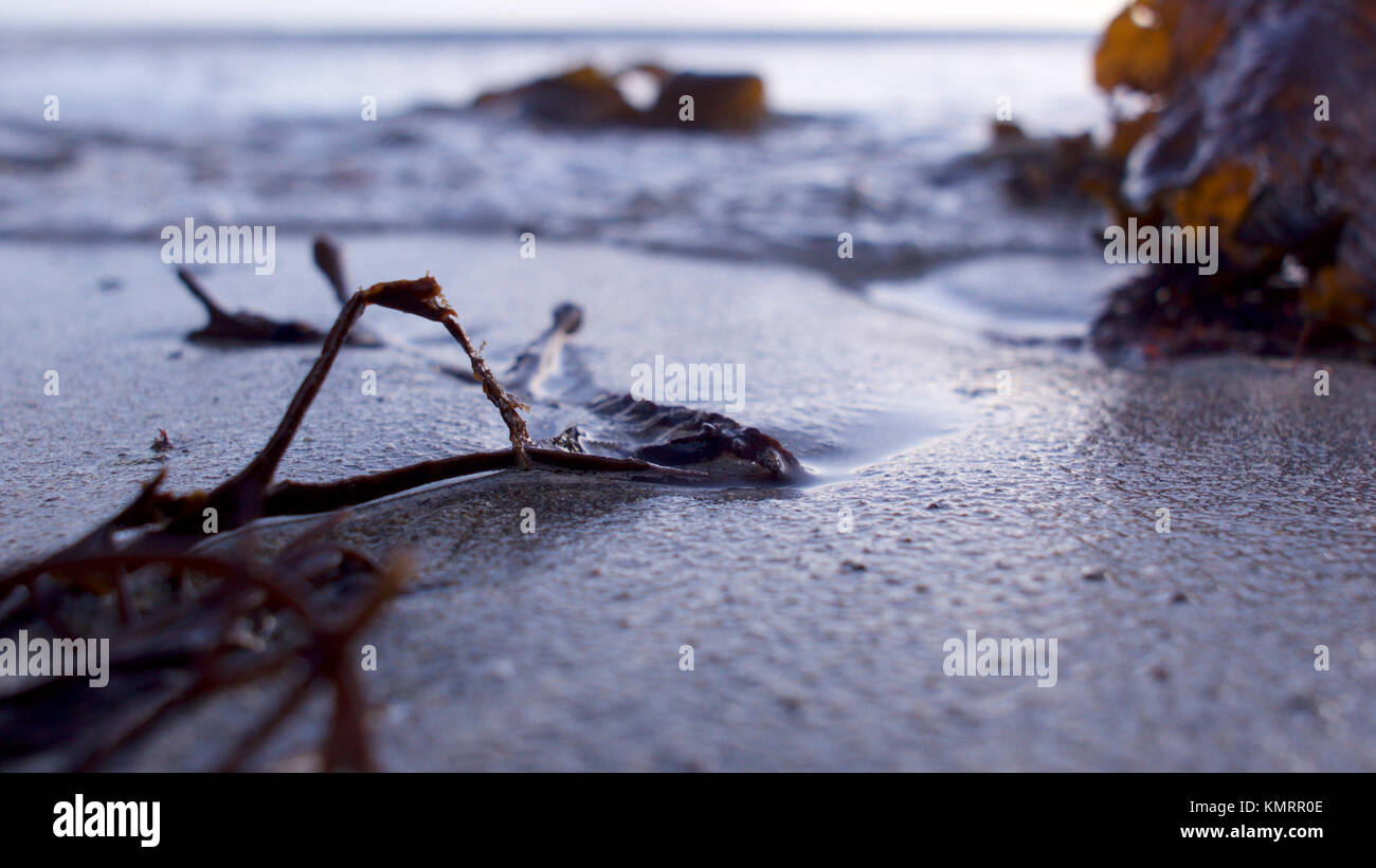Cold clear winters day on the beach Stock Photo - Alamy