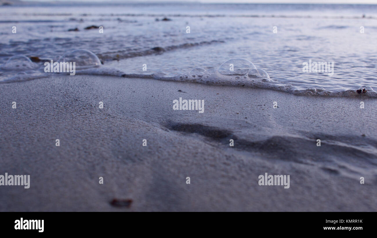 Cold clear winters day on the beach Stock Photo - Alamy