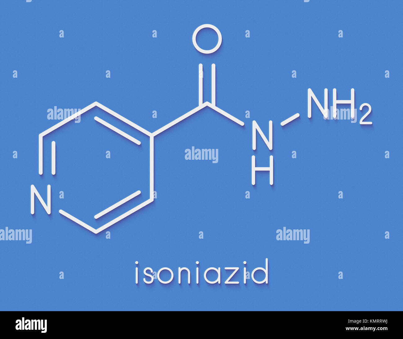 Isoniazid (isonicotinylhydrazine, INH) tuberculosis antibiotic ...