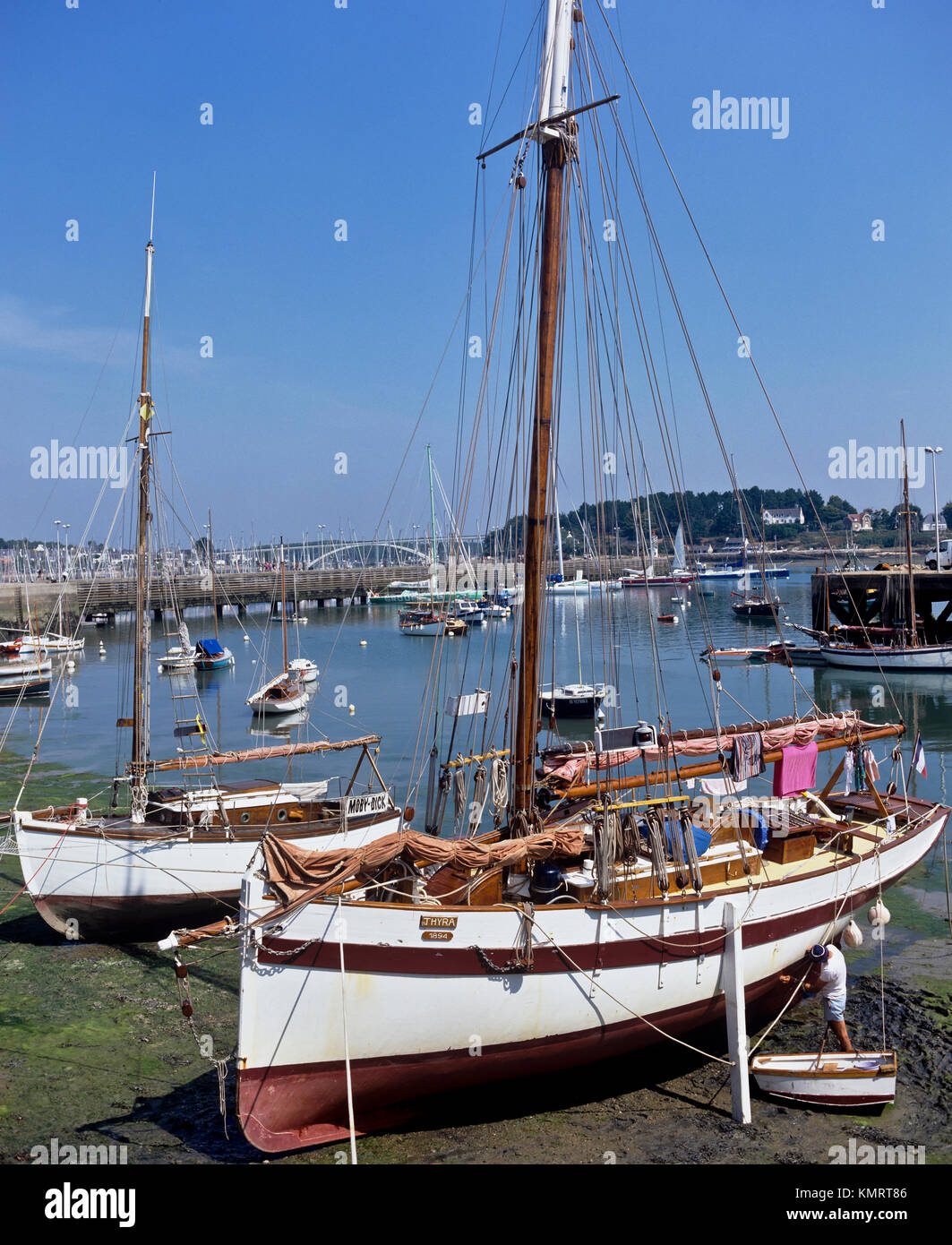 9868. Morbihan, La Trinite sur Mer, Brittany, France Stock Photo - Alamy