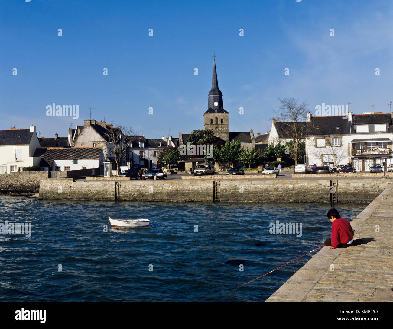 9873. Morbihan, Locmariaquer, Brittany, France Stock Photo - Alamy
