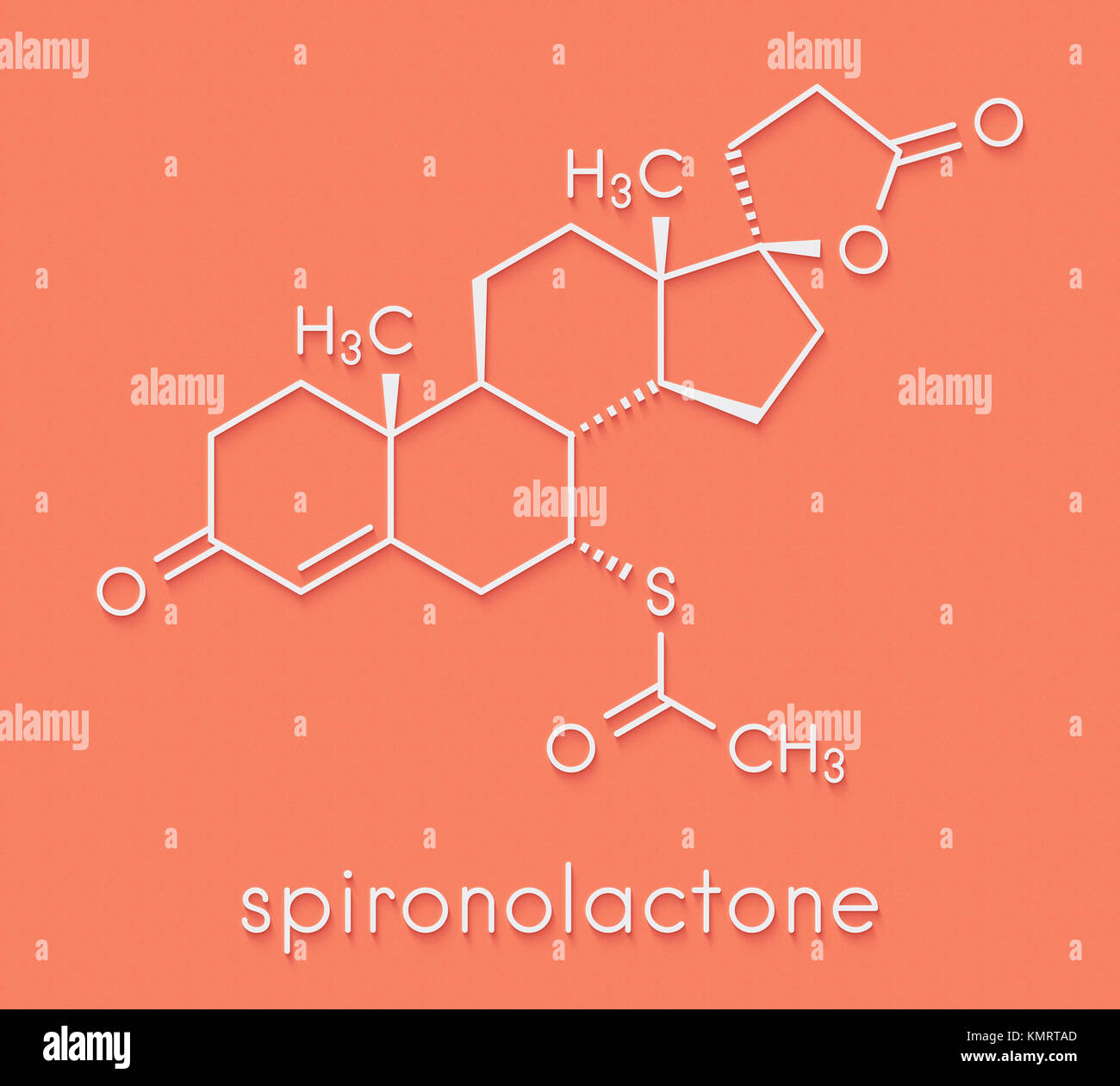 Spironolactone diuretic, antihypertensive and antiandrogen drug ...