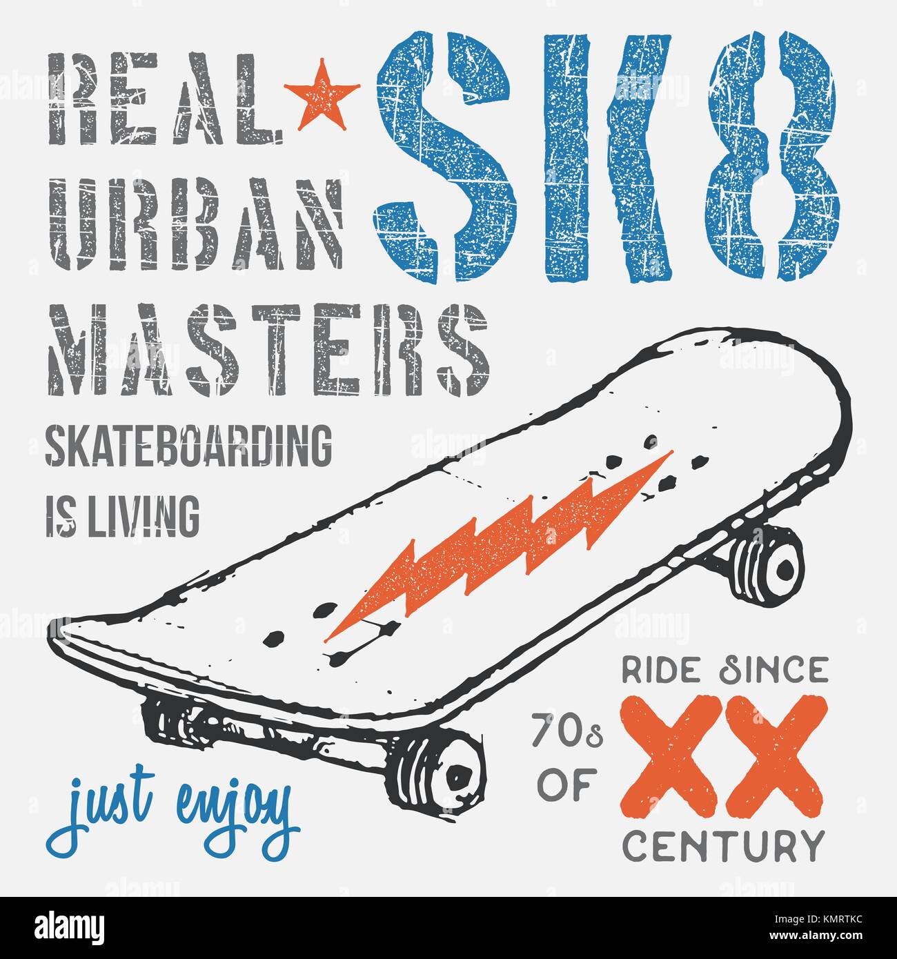 T-shirt typography design, skateboard printing graphics, typographic ...