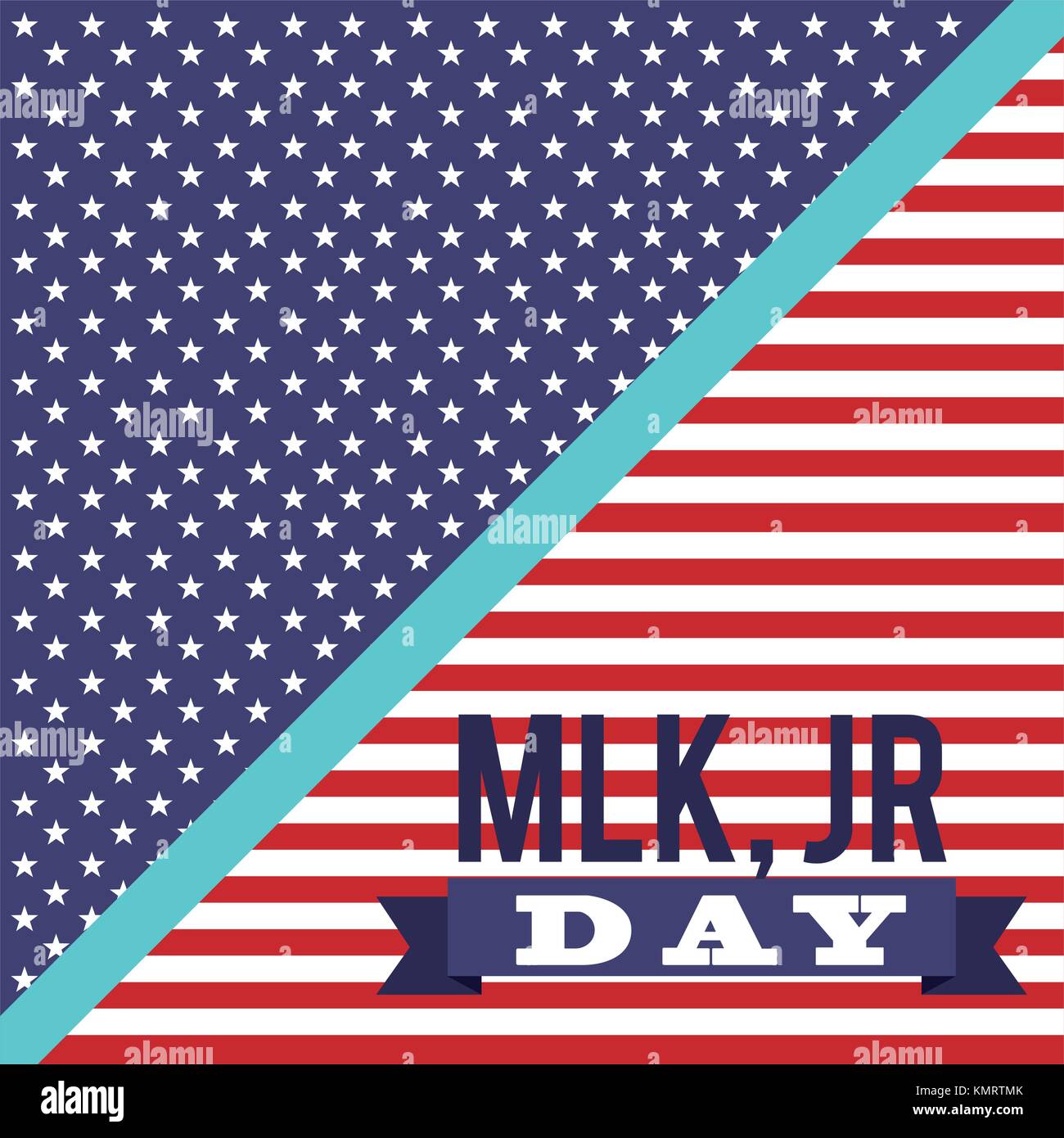 mlk jr day patriotic celebration freedom symbol Stock Vector Image ...