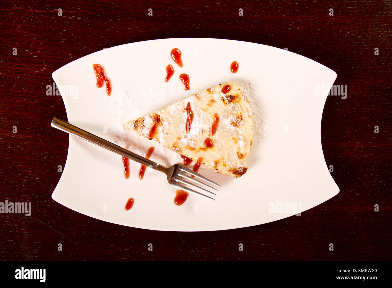 Apple pie slice on a plate Stock Photo - Alamy