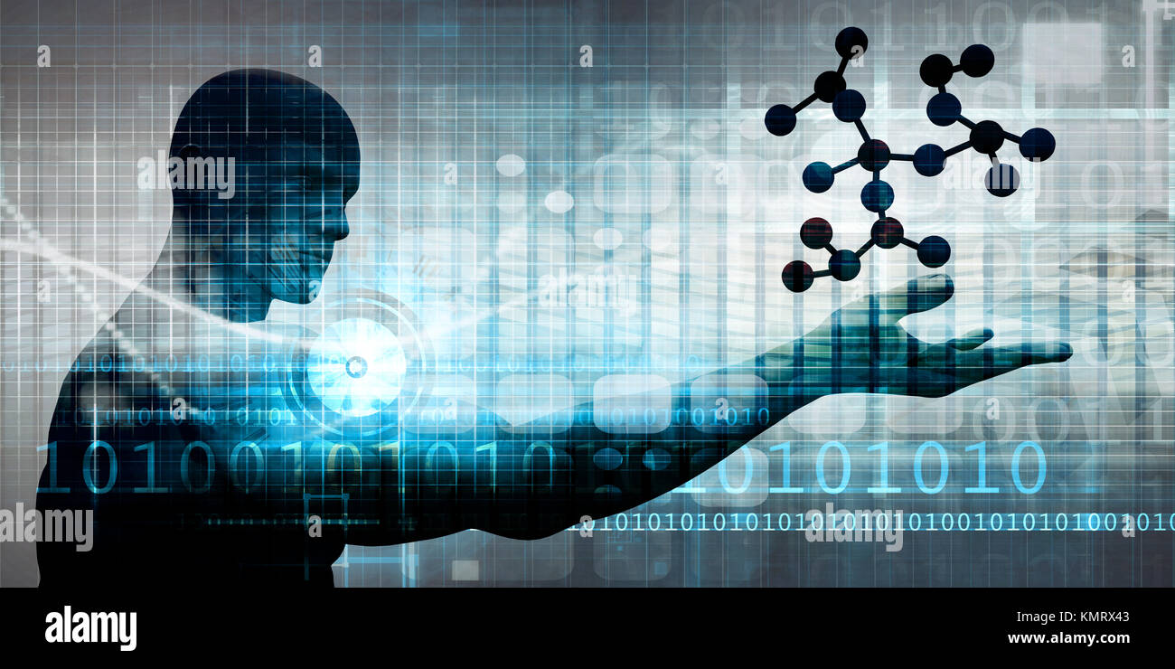 Science Technology Discovery with Company Vision as Art Stock Photo - Alamy