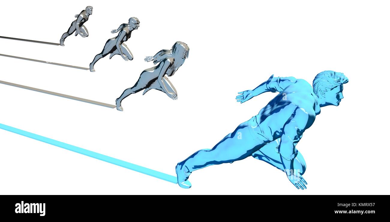 Well Coordinated or Managed Team Working Together Stock Photo - Alamy