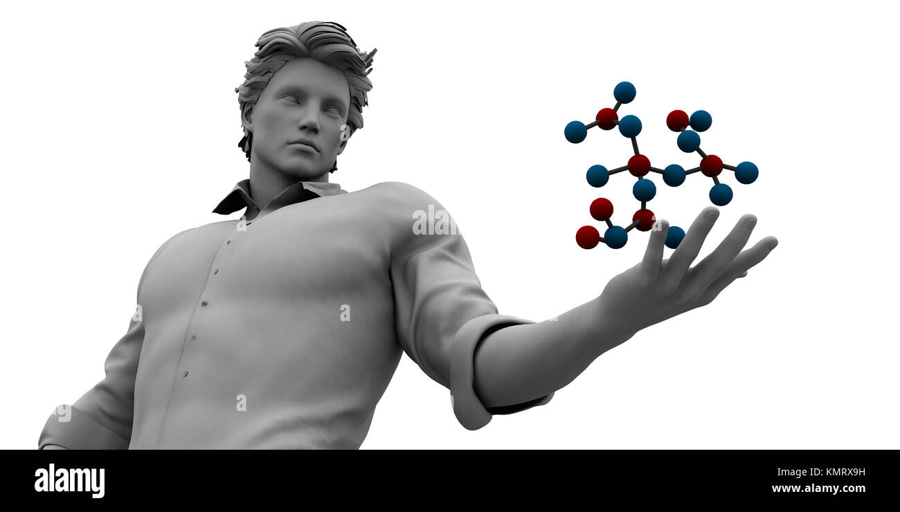 Research medical genetic science Cut Out Stock Images & Pictures - Alamy