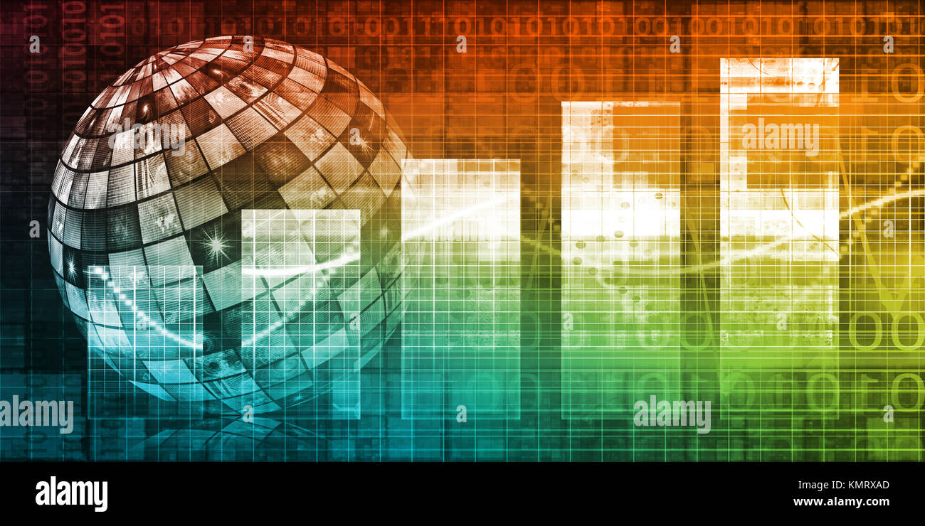 Information Technology or IT as a Art Background Stock Photo - Alamy