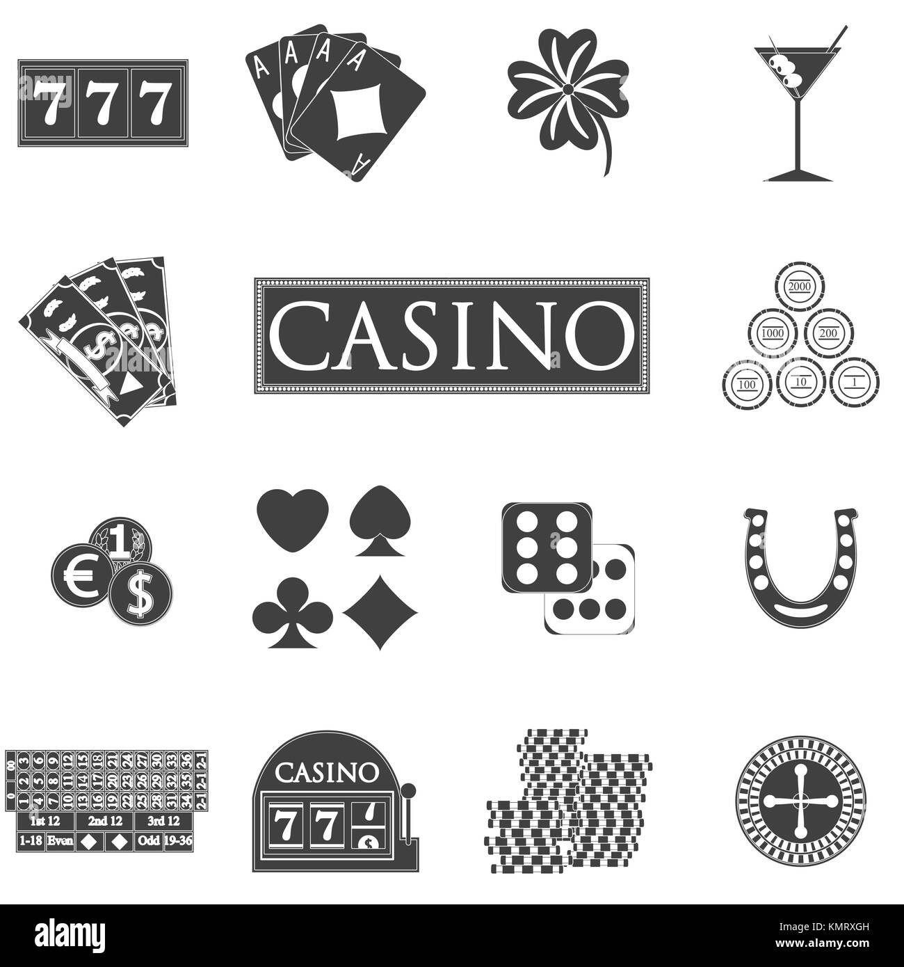 Gold dollar chips Cut Out Stock Images & Pictures - Alamy