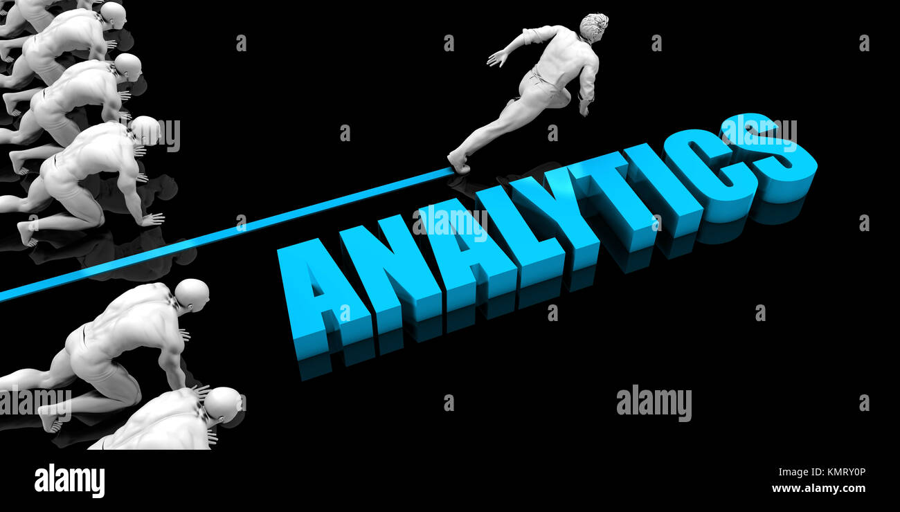Superior Analytics Concept with Competitive Advantage Stock Photo - Alamy
